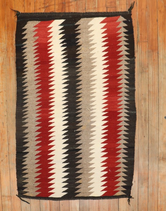 Antique Dazzling Navajo Mat No. 10570 - J&D Oriental Rugs Co. - Antique ...